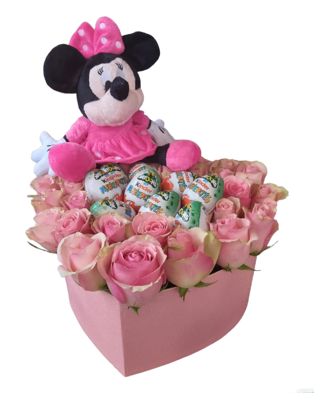 ROZE RUŽE KINDER JAJA I MINNIE U KUTIJI